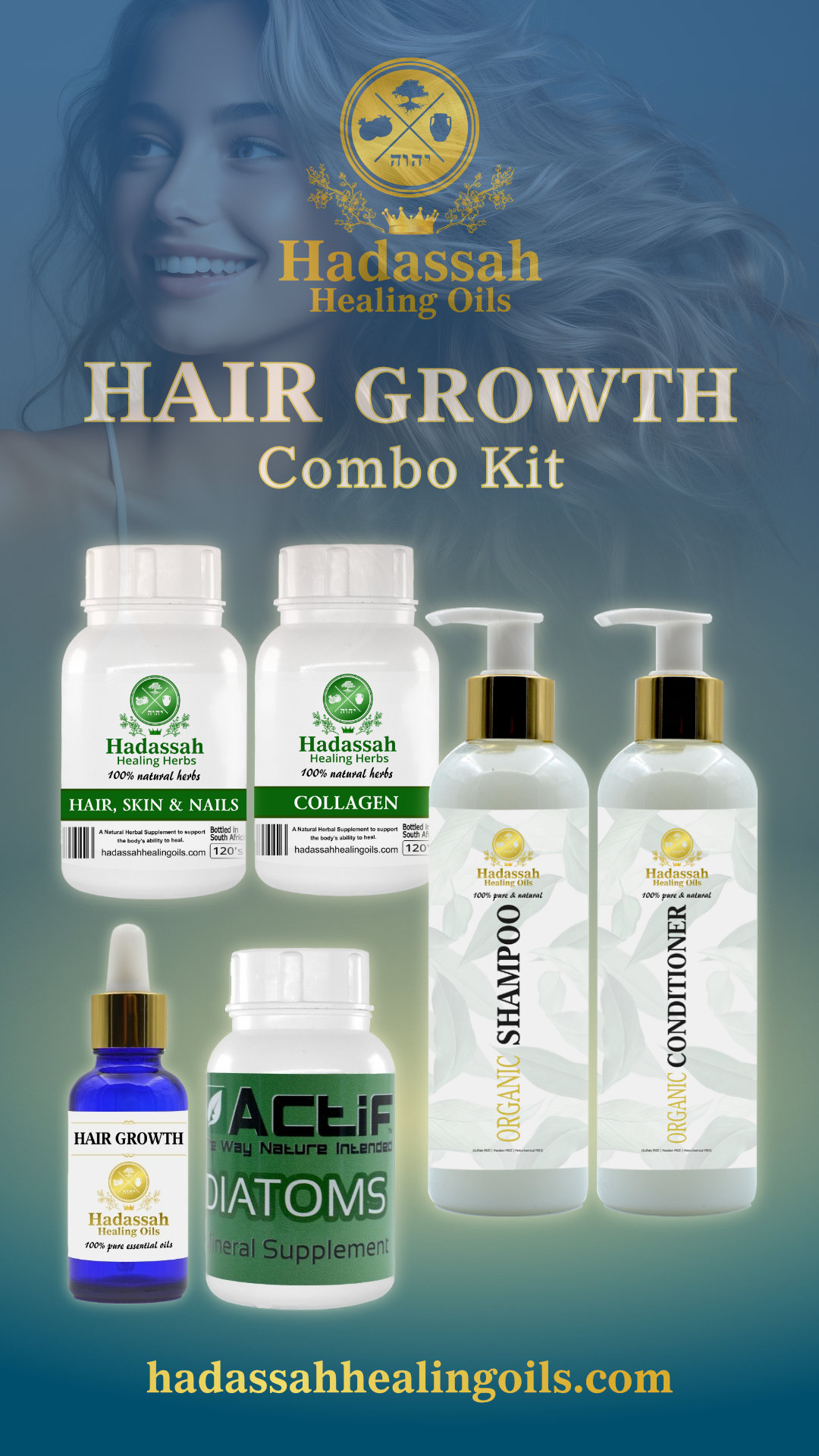 Hair Growth Combo - Hadassah Healing Oils