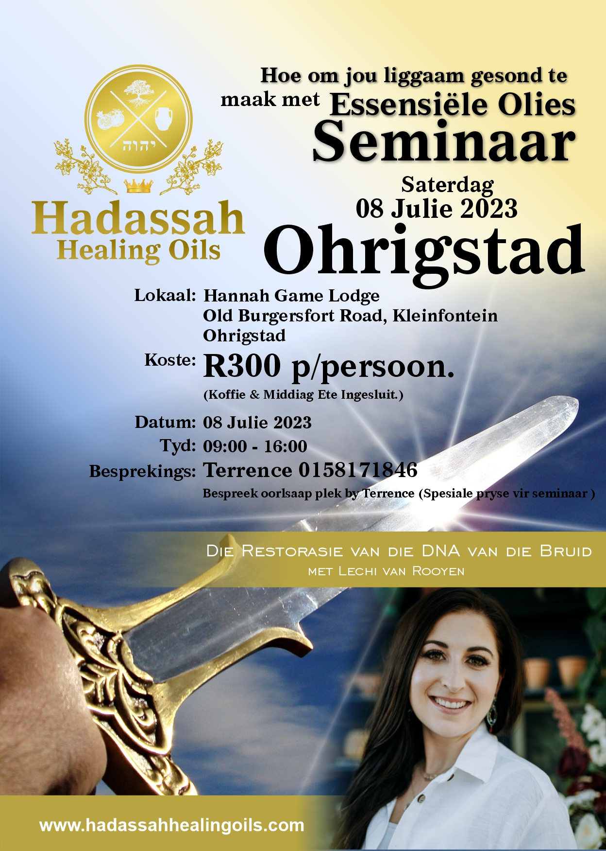 Ohrigstad Seminar - Hadassah Healing Oils