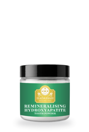 REMINERALISING HYDROXYAPATITE TOOTH POWDER 80G - Hadassah Healing Oils