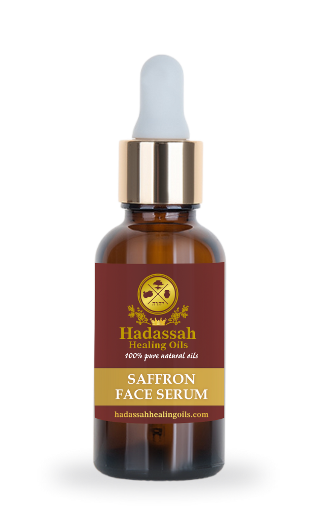 SAFFRON FACE SERUM BLEND 30ML – Hadassah Healing Oils